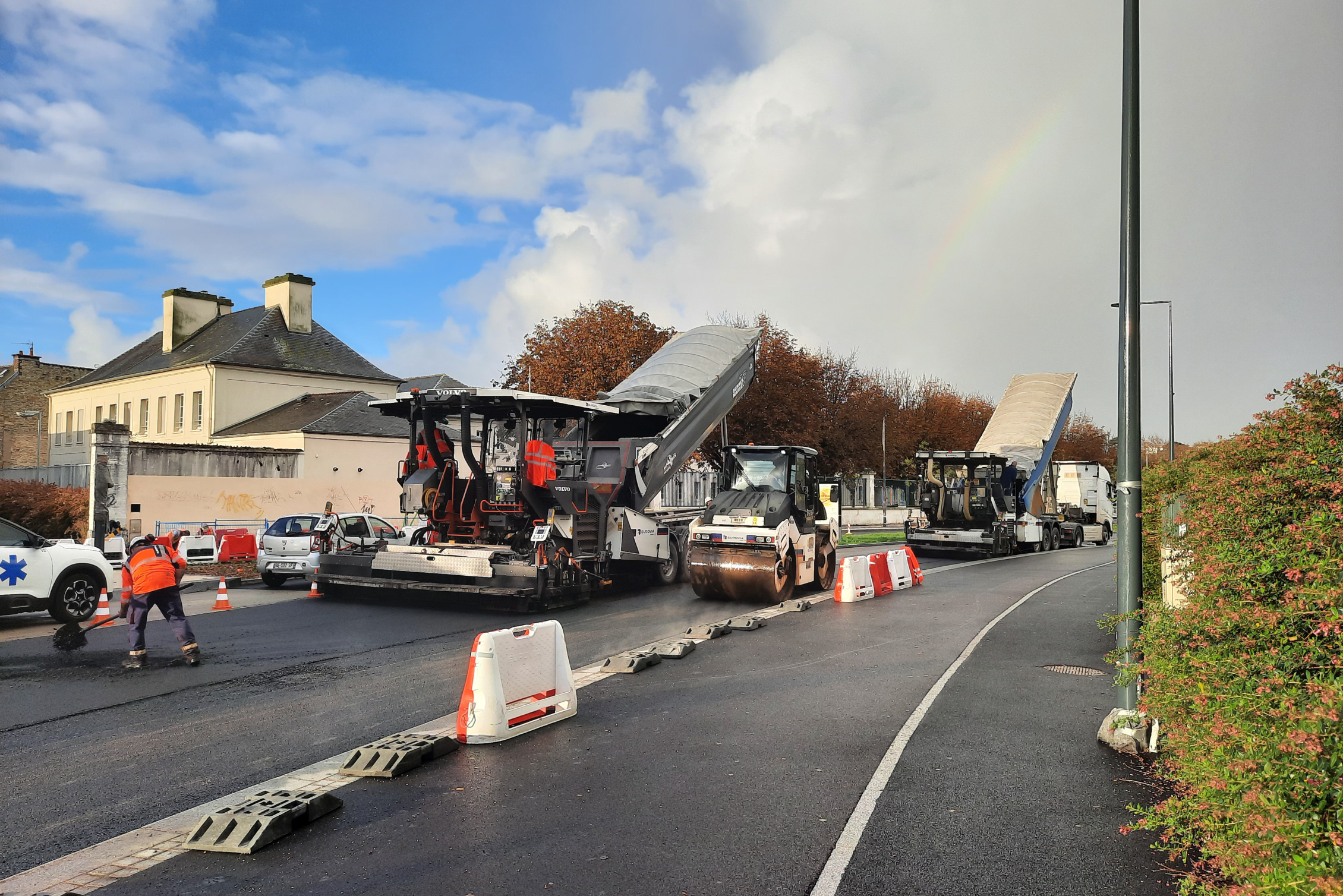 Travaux d’aménagement du Bus Nouvelle Génération à Cherbourg-en ...