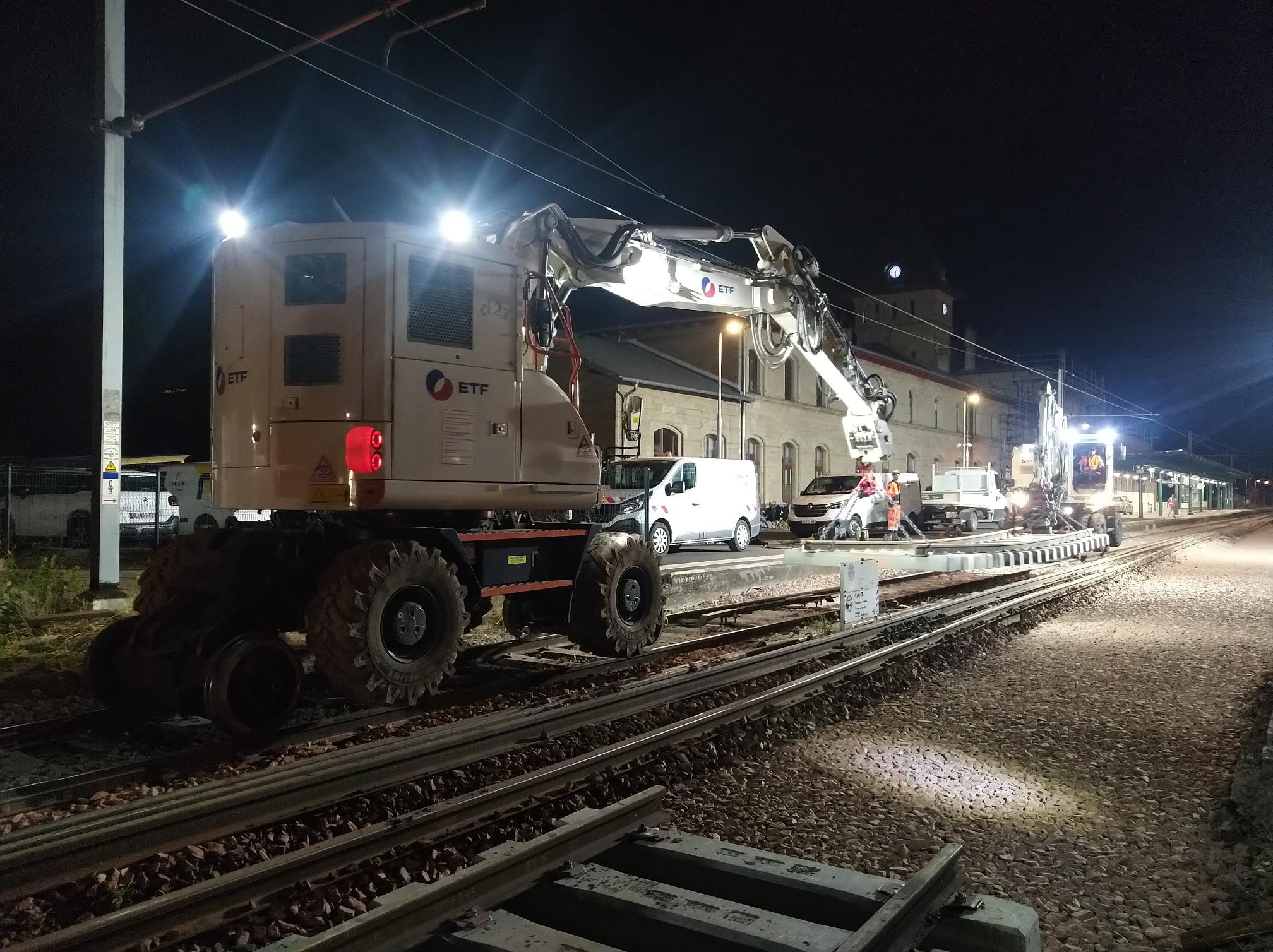 Modernisation des voies sur la ligne 161000 entre Sarreguemines et ...