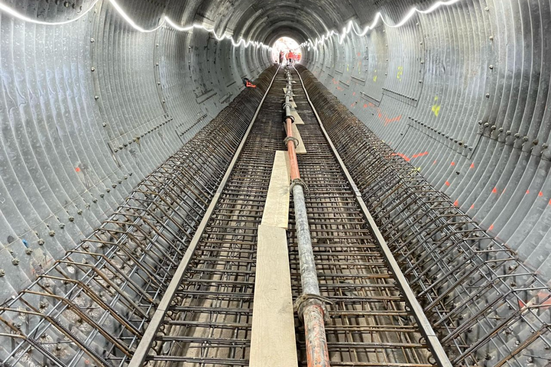 Fin des travaux des buses métalliques sous l'A61, à Capendu (11 ...